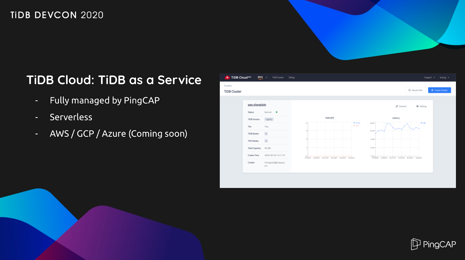 TiDB 4.0: An Elastic, Real-Time HTAP Database Ready for the Cloud | PingCAP TiDB 4.0: An Elastic, Real-Time HTAP Database Ready for the Cloud | PingCAP